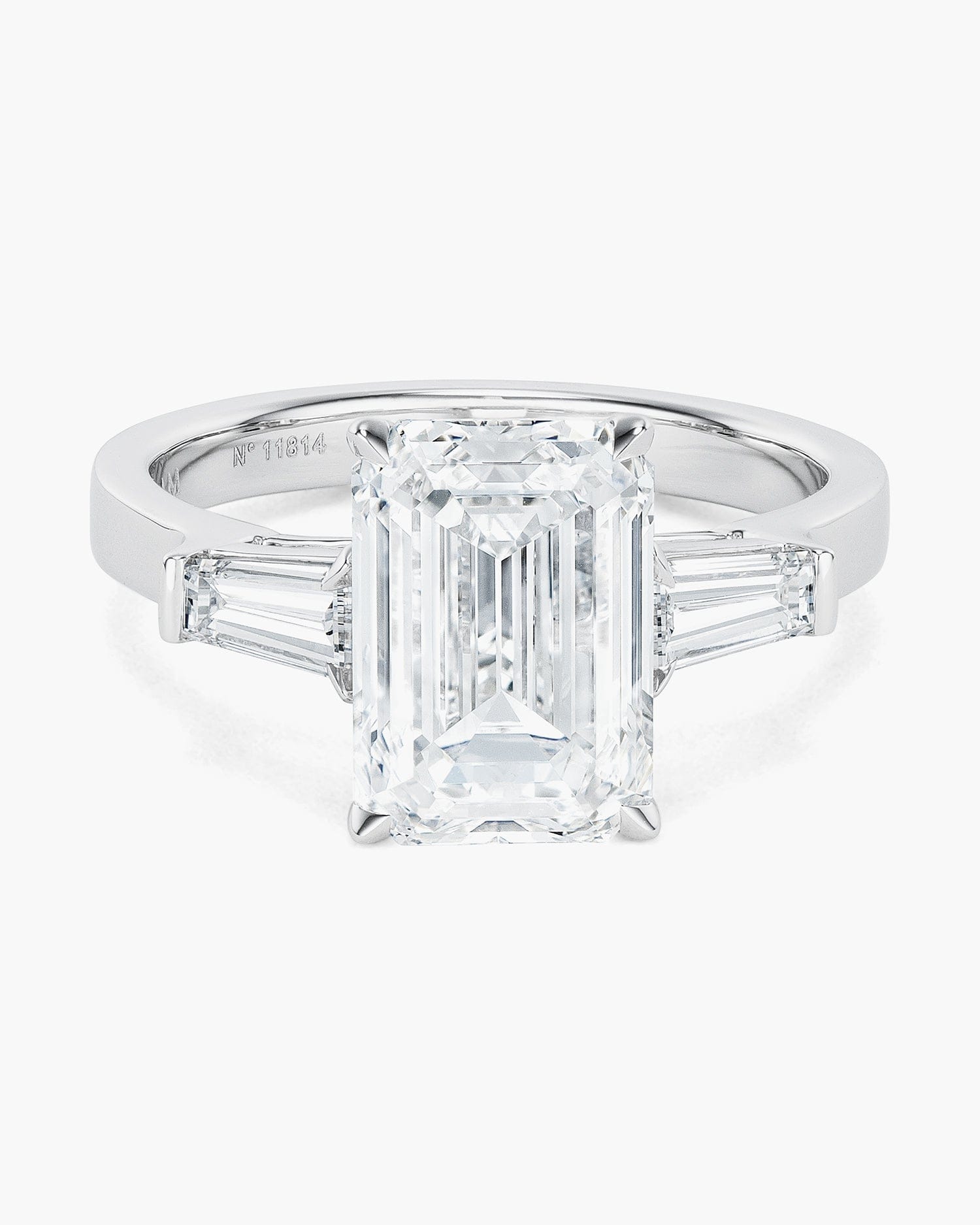 how to draw emerald cut diamond