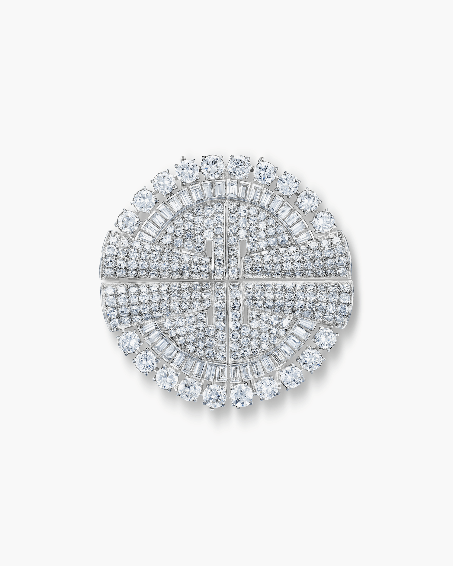 Art Deco Diamond Triple Clip Brooch – Ronald Abram