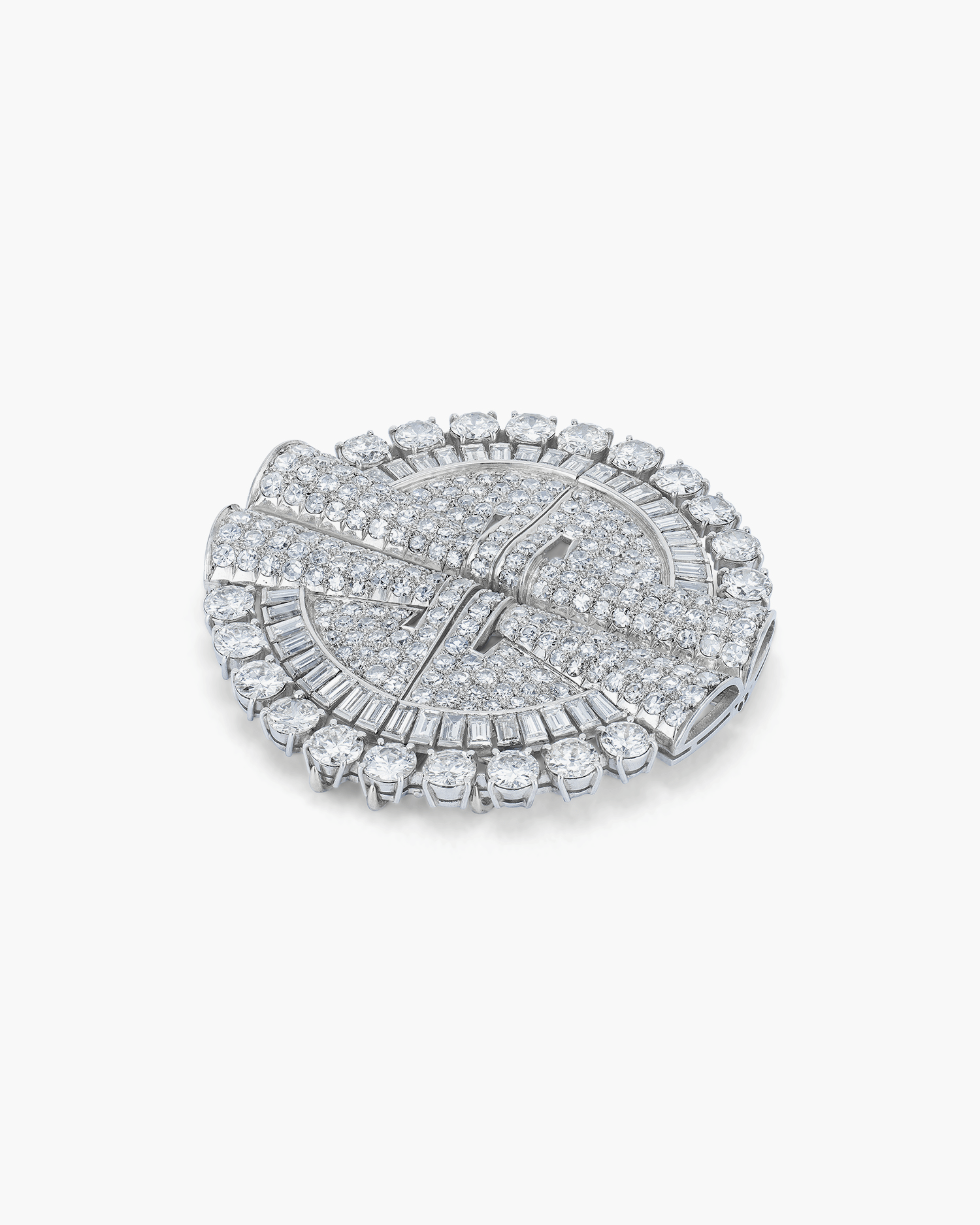 Art Deco Diamond Triple Clip Brooch – Ronald Abram
