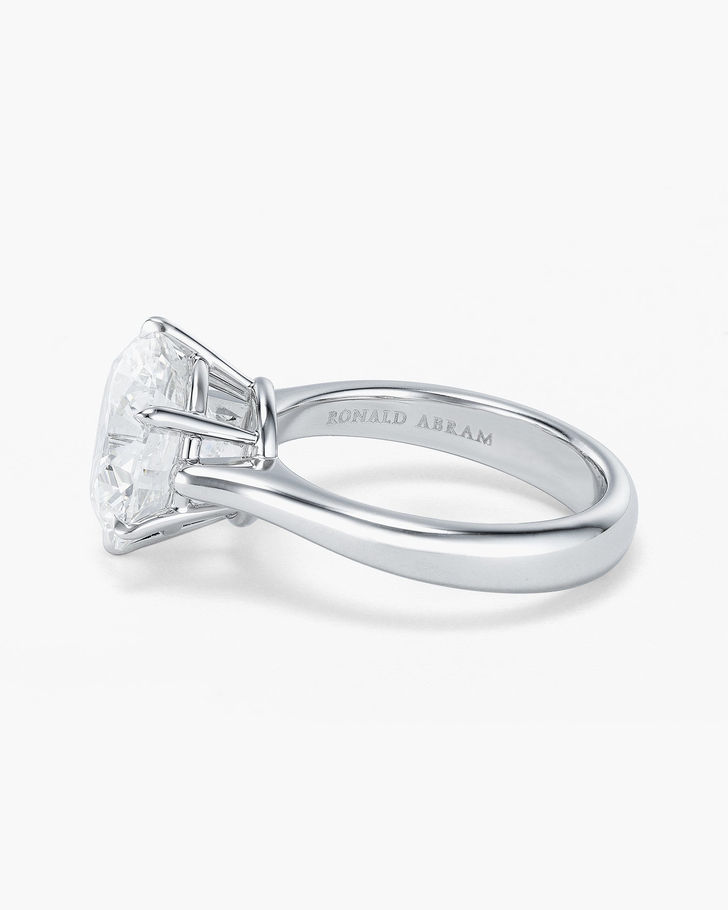 4.70 carat Round Brilliant Cut Diamond Ring – Ronald Abram