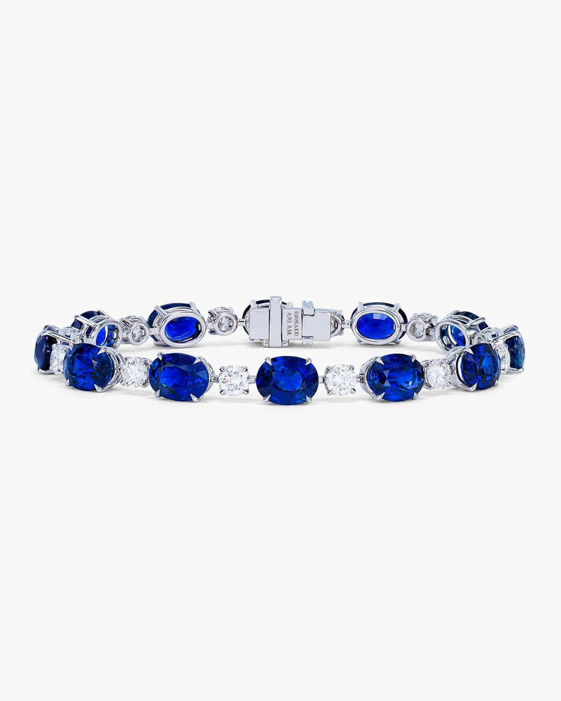 Oval Shape Sapphire and Diamond Bracelet (1.70 carat) – Ronald Abram