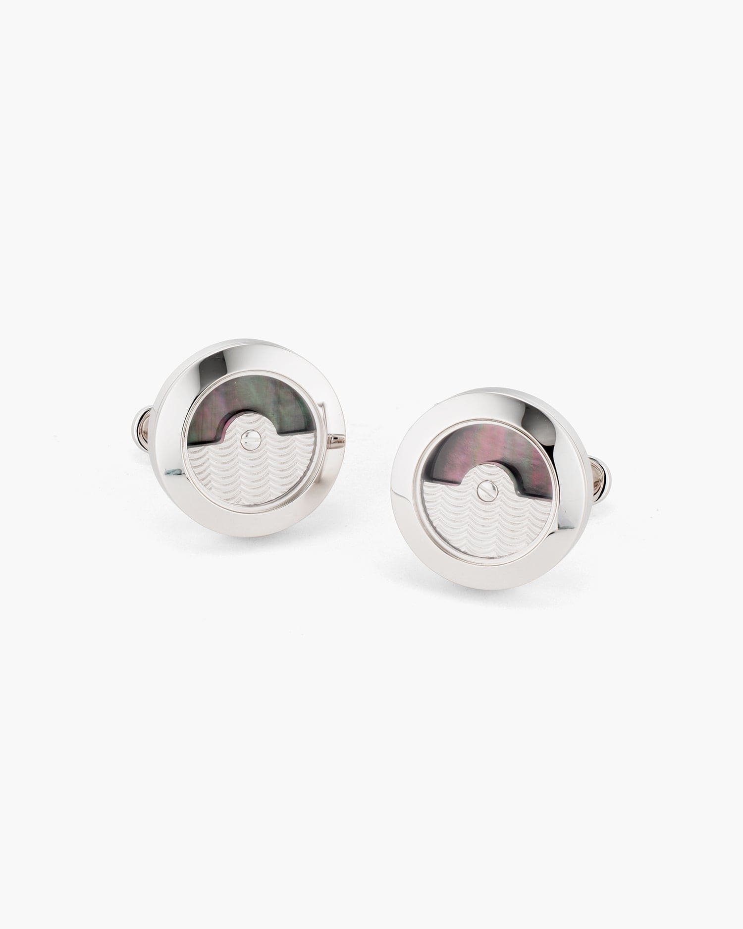 Mother of Pearl Rotor Cufflinks – Ronald Abram