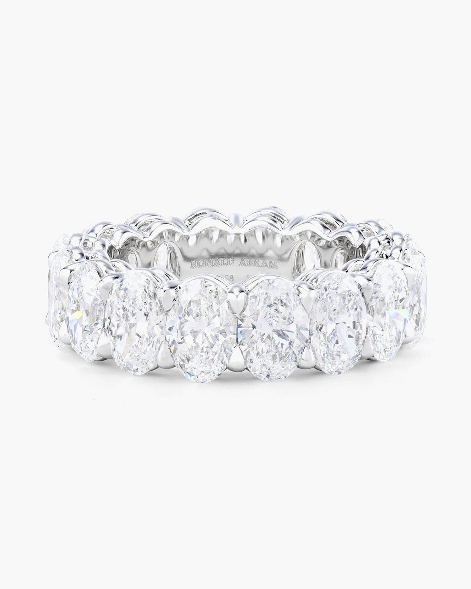 Oval Shape Diamond Eternity Ring (0.50 carat) – Ronald Abram